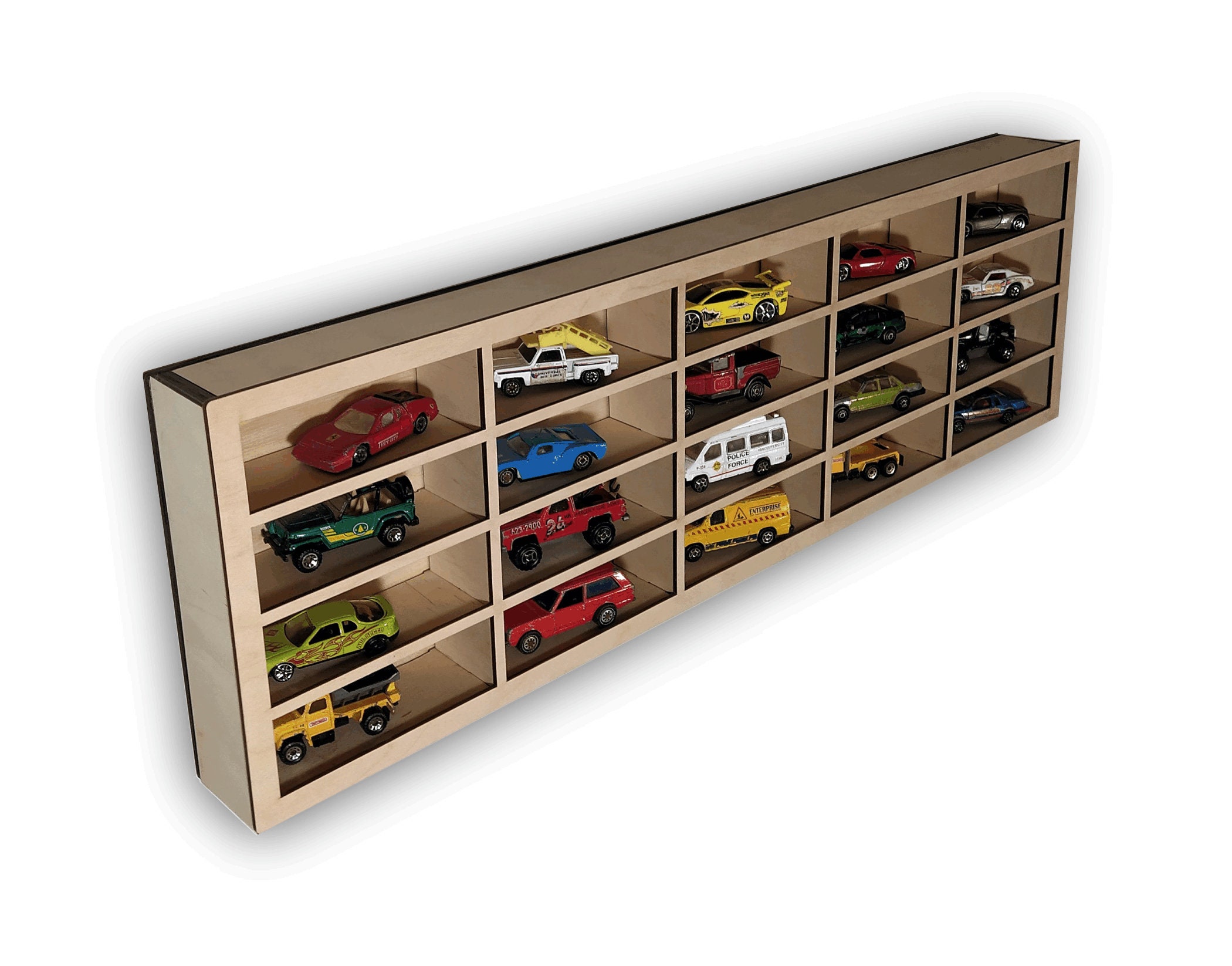 Toy Car Storage 20-100 Sections Shelf Garage for Hot Wheels - Etsy