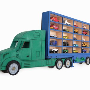 Toy Car Storage 20-100 Sections-kids Wooden Shelf-playroom Case for ...