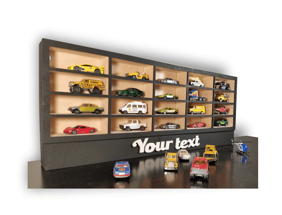 Toy Car Storage 20-100 Sections, Shelf, Garage for Hot Wheels, Matchbox ...