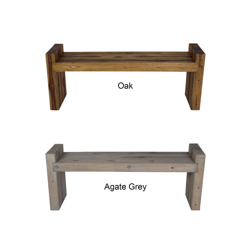 Wood Block Bench - Etsy