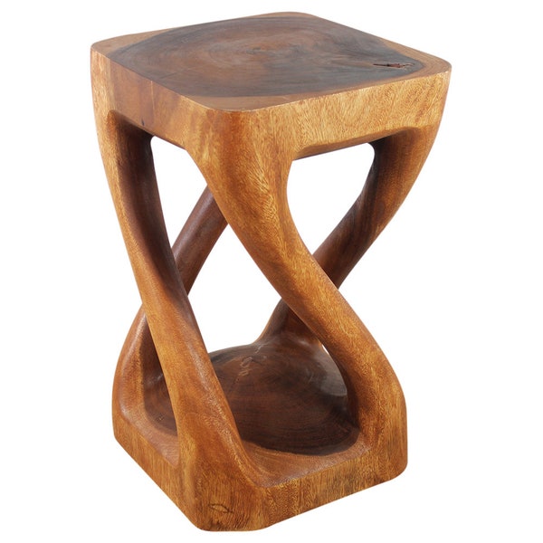 Wood Stool Accent Table - Etsy