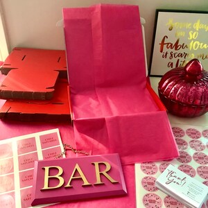 Pink Bar Sign, Bar Cart Styling, Bar Cart Decor, Bar Accessory, Small ...