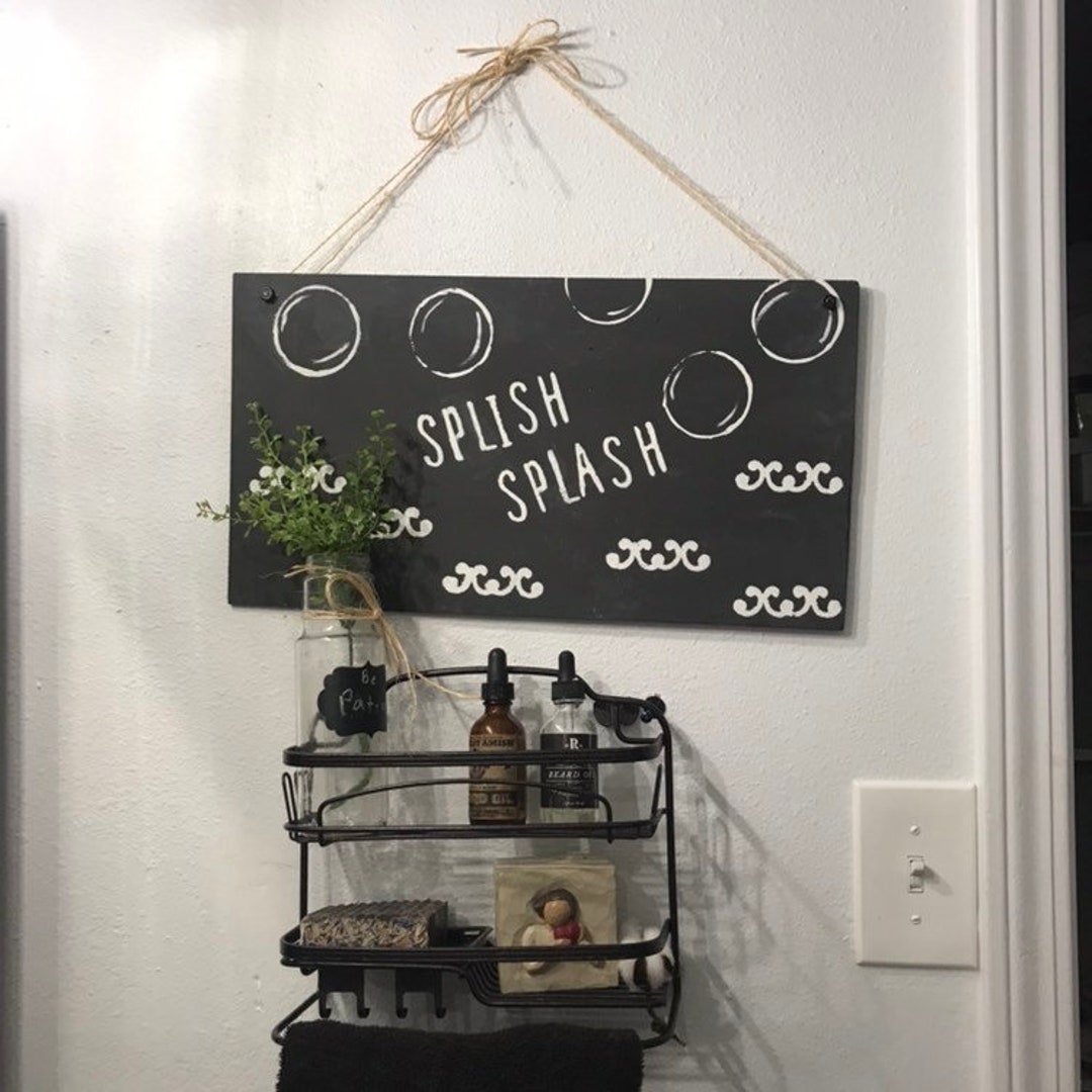 Splish Splash double face signe - Etsy France