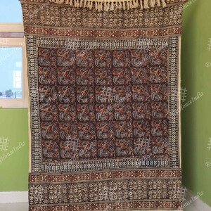 Indian Soft Cotton Throws Blankets Indian Classic Hand Printed Throws ...