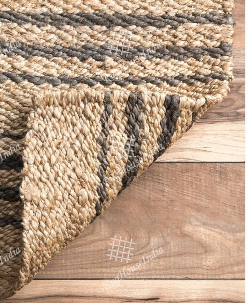 Custom Size Natural Jute/hemp Runner/rug Jute Bed Side - Etsy