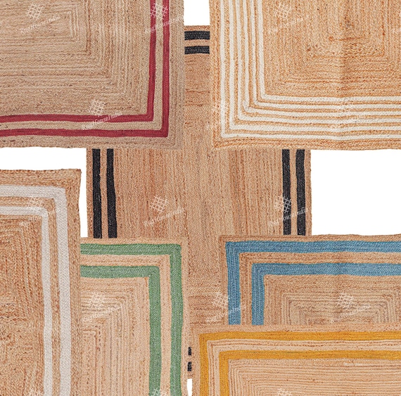 Indian Village Hand Braided Jute Area Rug/runner/doormat - Etsy