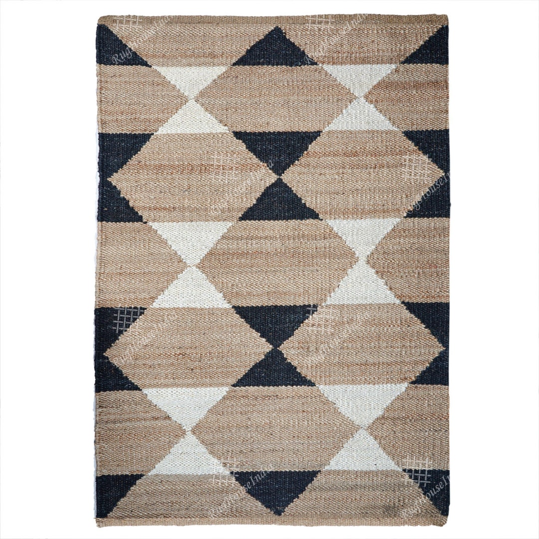 Hand Loomed Natural Jute Runner/rug, Braided Jute Runner, Large Area ...