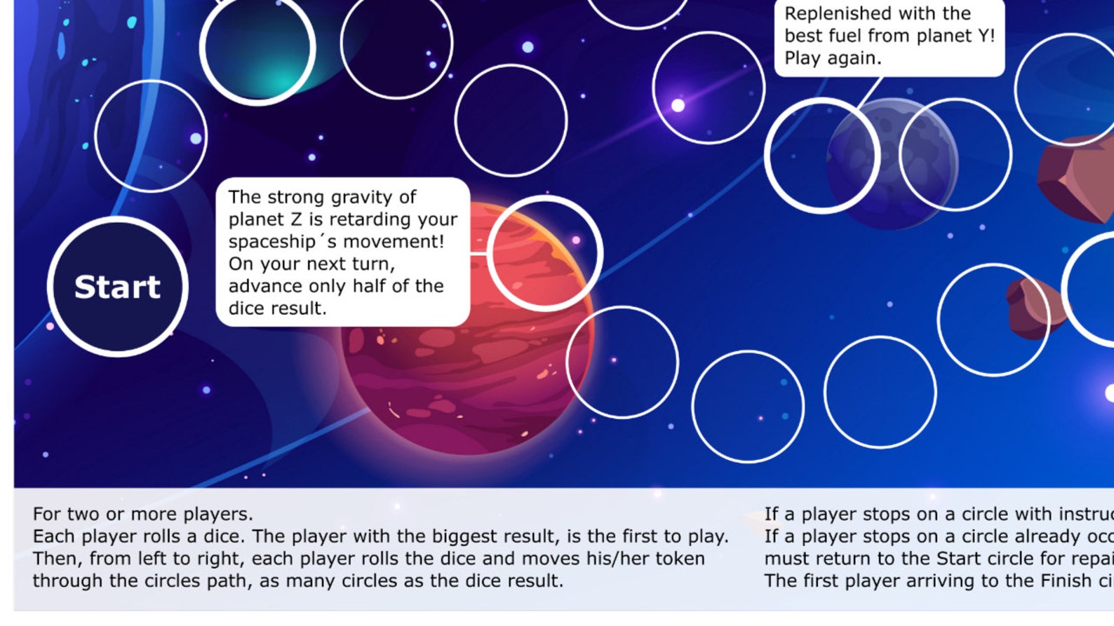 Print & Play - Board Game - Space Race 3001 A4 / A3 - Etsy