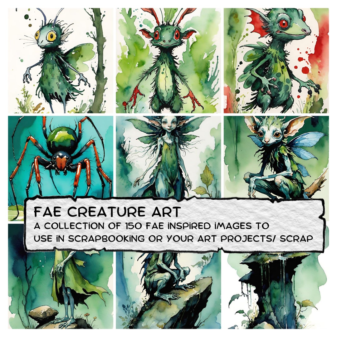 150 Fae Digital Art Fantasy Creatures Cute Creature Nature Spirit ...