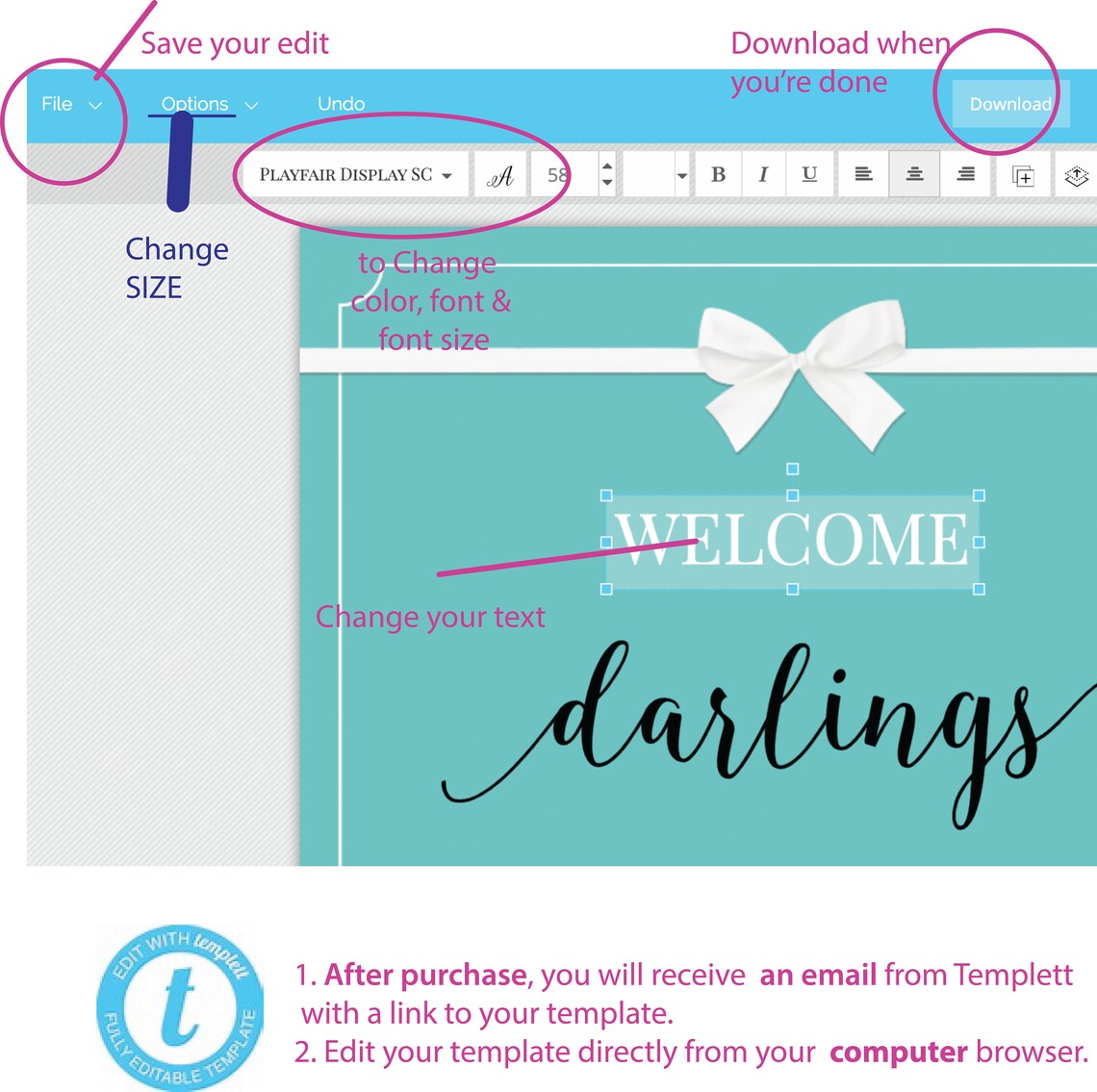 Water Bottle Label Breakfast at Tiffanys | Etsy