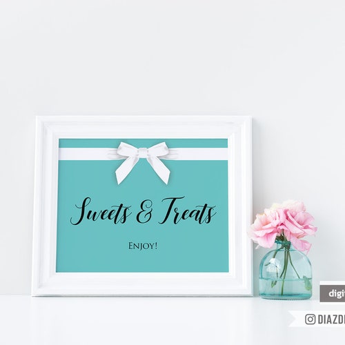 EDIT YOURSELF Water Bottle Label Diamond Breakfast at Tiffanys - Etsy