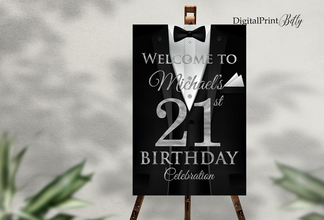 21st Birthday Welcome Sign Welcome Sign Birthday Sign - Etsy