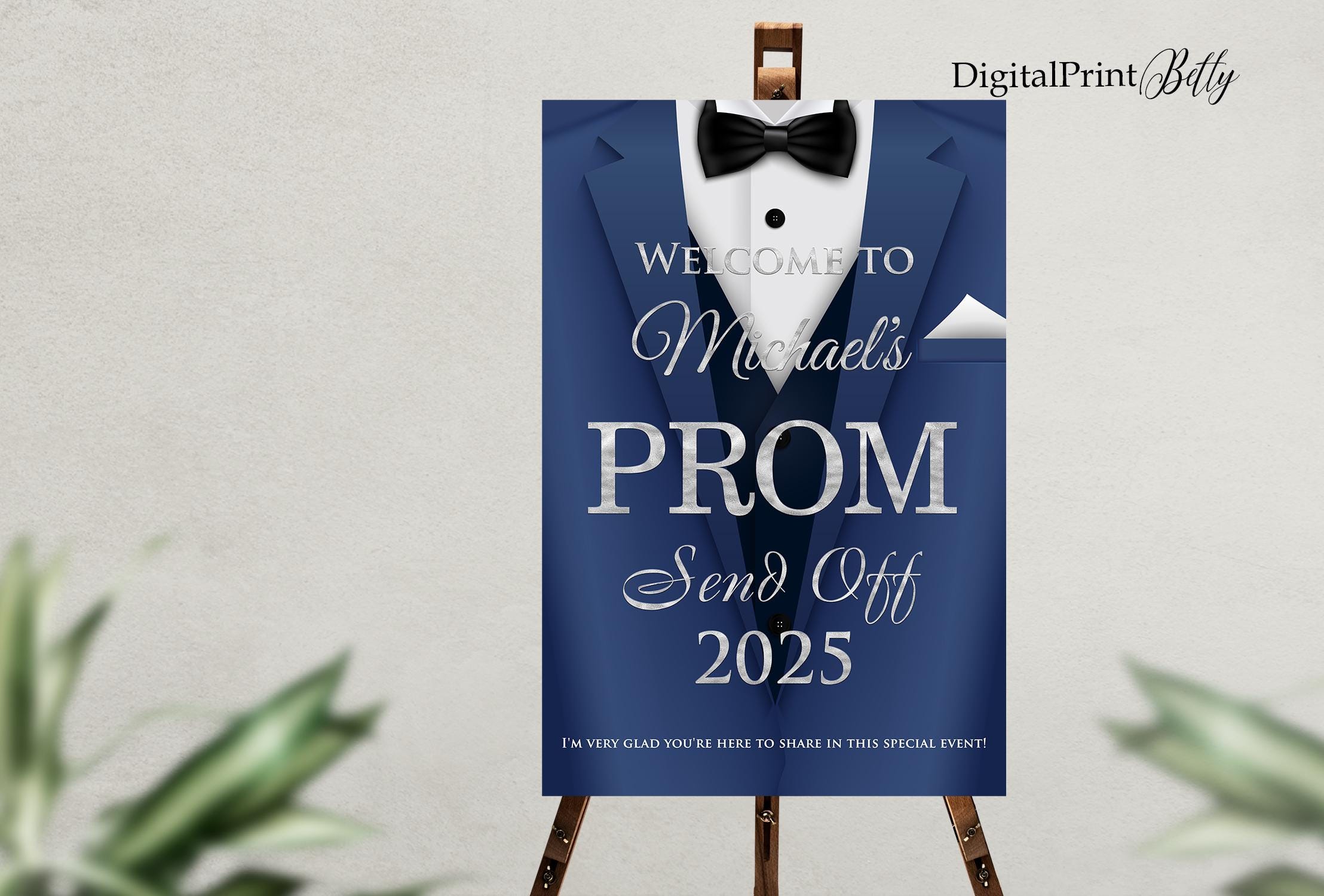 Welcome Sign Prom Send Off, Welcome Sign, Prom Send Off, Silver and ...