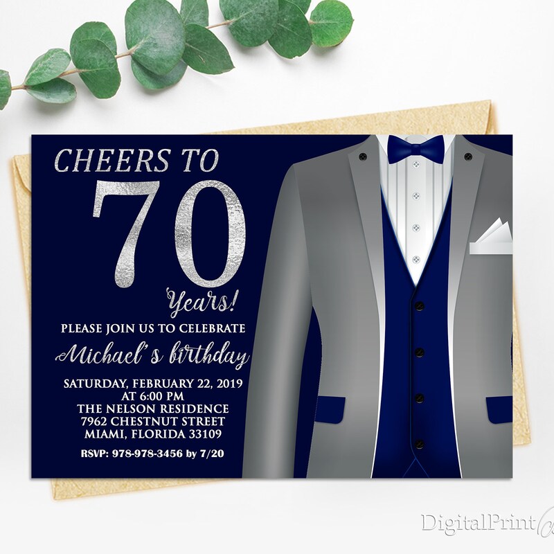 70 Birthday - Etsy