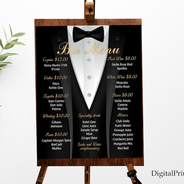 Tuxedo Party Decorations - Etsy