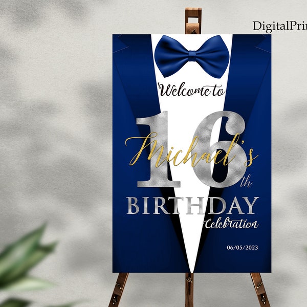 Navy Blue Sign - Etsy