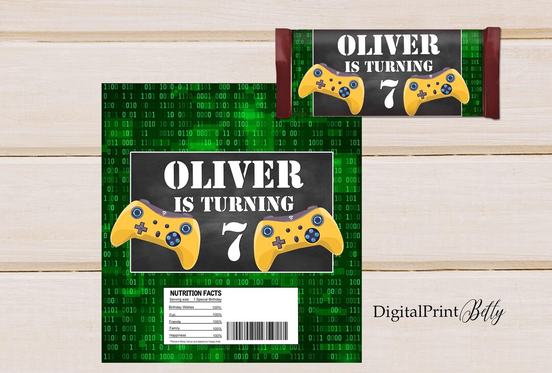 Candy Wrappers, Candy Bar Label Game Birthday Party, Candy Wrappers ...