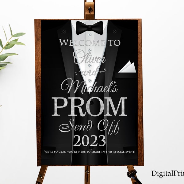 Silver Prom Send off Sign - Etsy