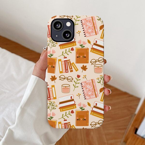 Book Theme Phone Cover - Etsy