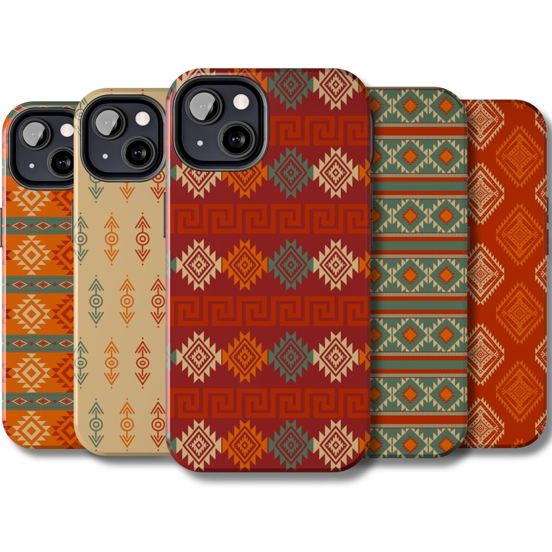 Aztec Native American Phone Case, Western Themed iPhone Cases, Tribal ...