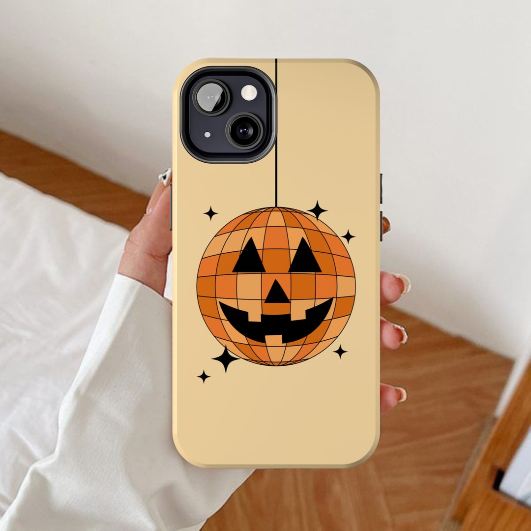 Halloween Disco Ball Phone Case, Spooky iPhone Cases, Autumn Seasonal ...