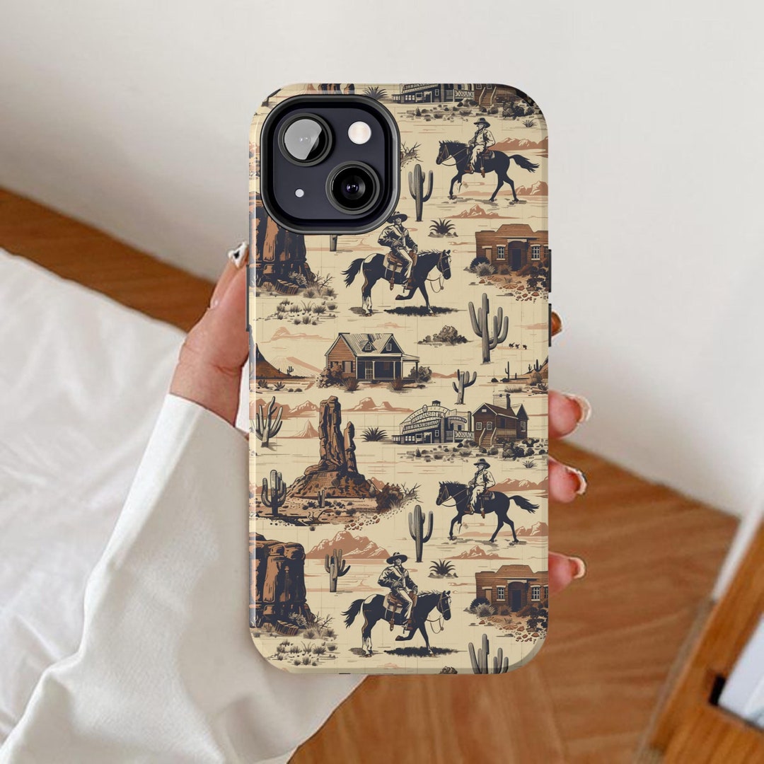 Vintage Western Phone Case, Retro Cowboy iPhone Cases, Cowgirl Google ...