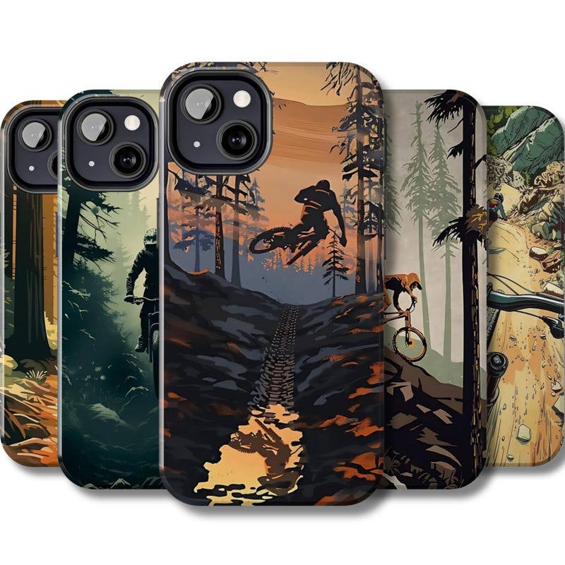 Mountain Bike Phone Case - Etsy