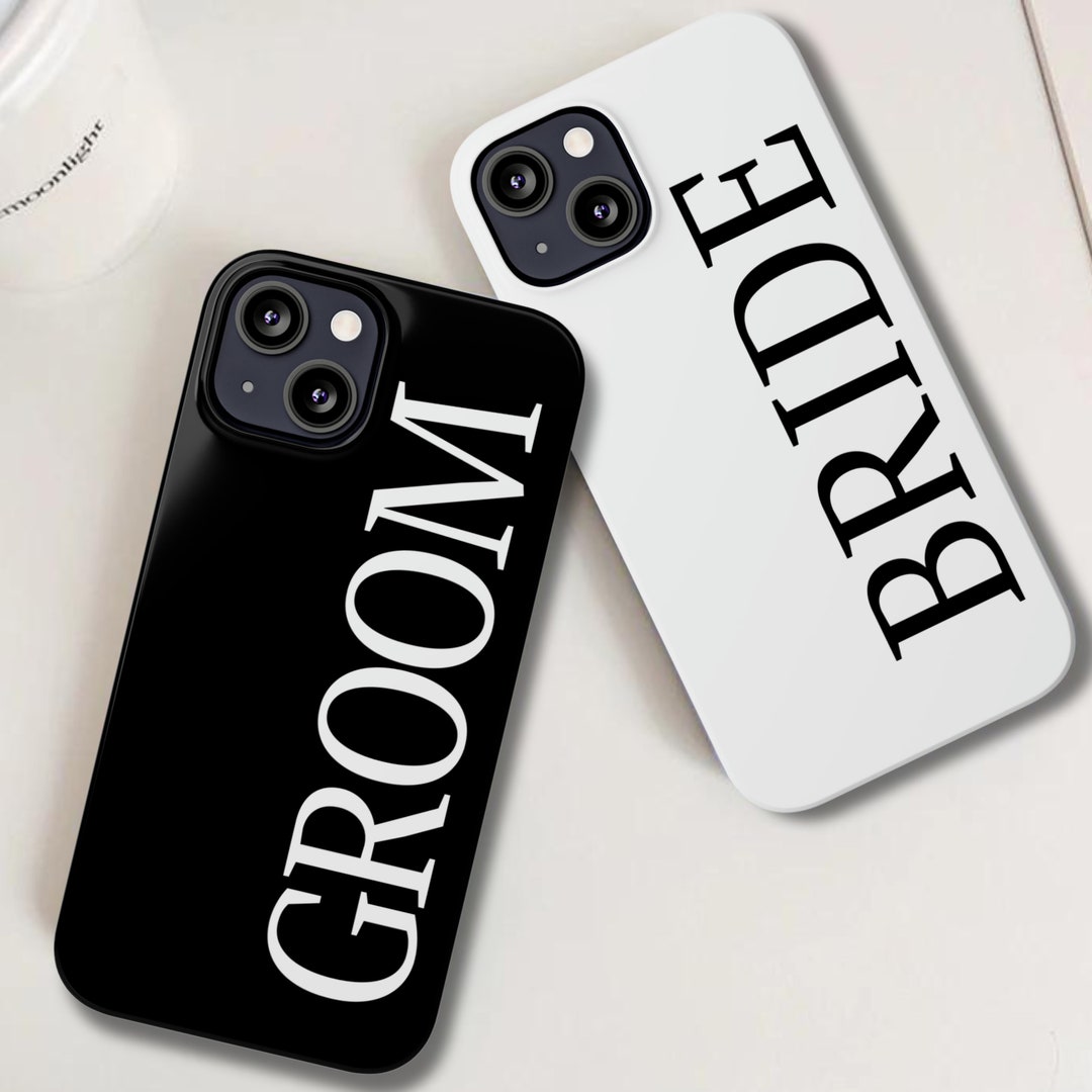 Bridal Phone Case, Bride and Groom Phone Cases, Floral Wedding Day ...