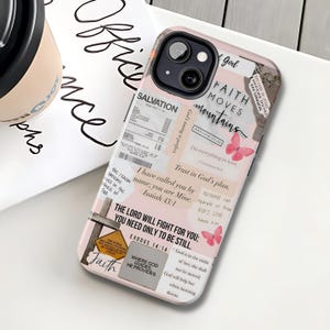 Faith God Phone Case, Bible Verse Scripture iPhone Cover, Catholic ...