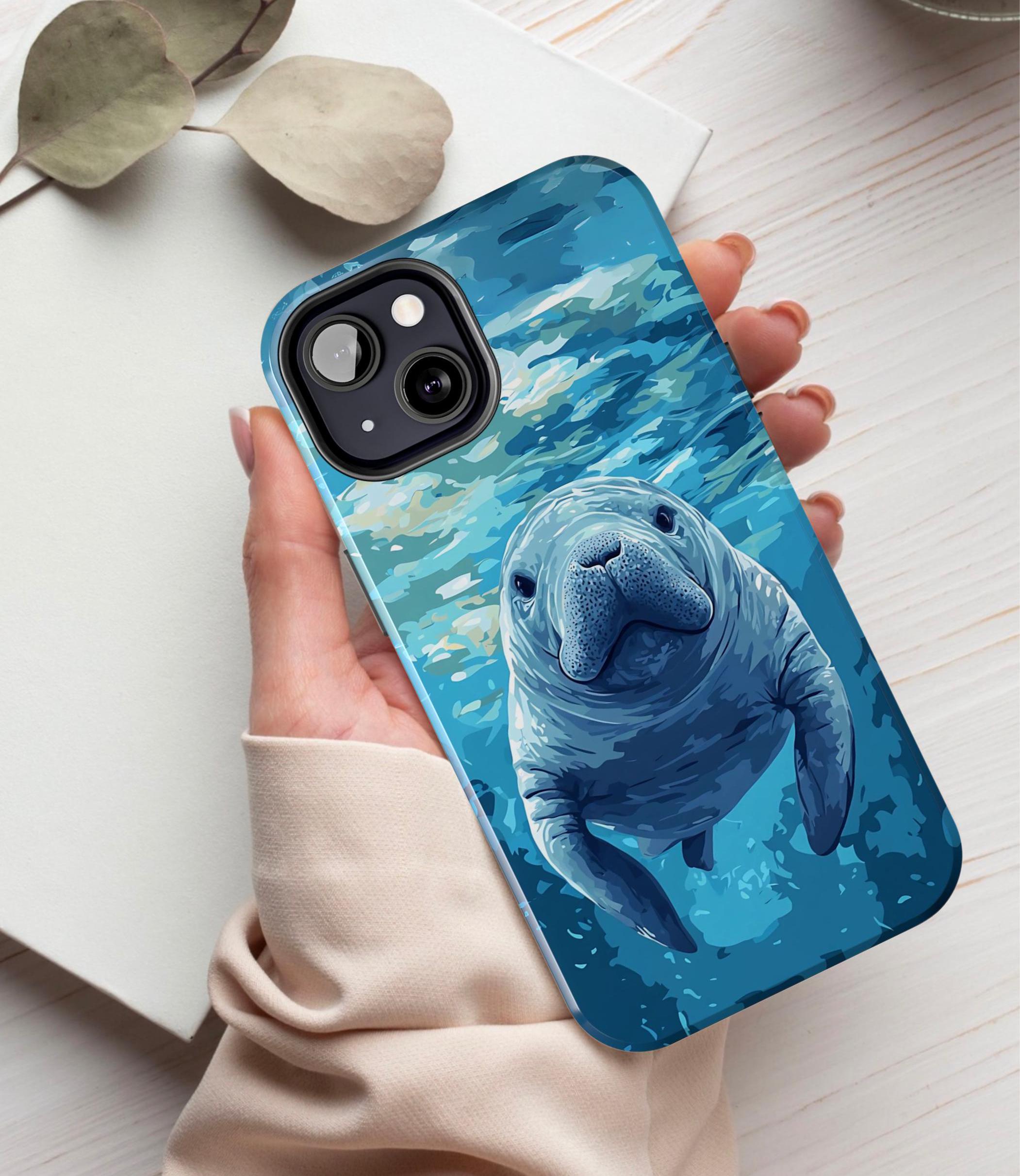 Manatee Phone Case, Underwater Ocean Lover Gift, Nature iPhone Cover ...