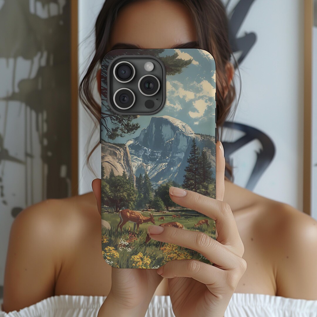 National Park Phone Case, Cook's Meadow iPhone Cover, Deer Nature ...