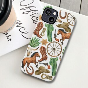 Western Phone Case, Rodeo iPhone Cases, Wild West Art, Howdy Style Gift ...