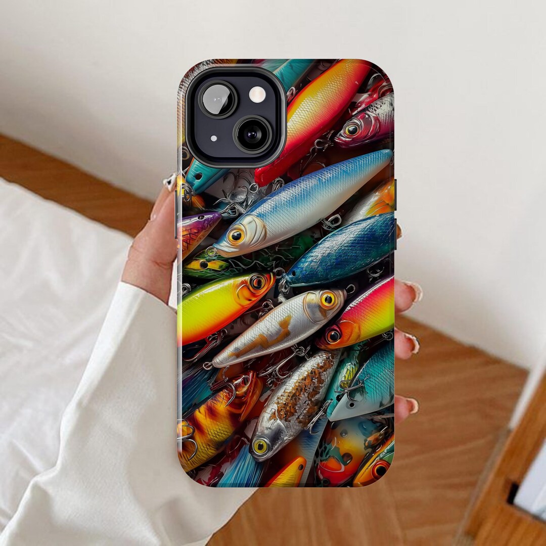 Fishing Lure Phone Case, Outdoor Nature Enthusiast iPhone Cover ...