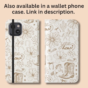 Cowgirl Phone Case, Western iPhone Cases, Coquette Preppy Samsung Galaxy Cover, Aesthetic Wild ...