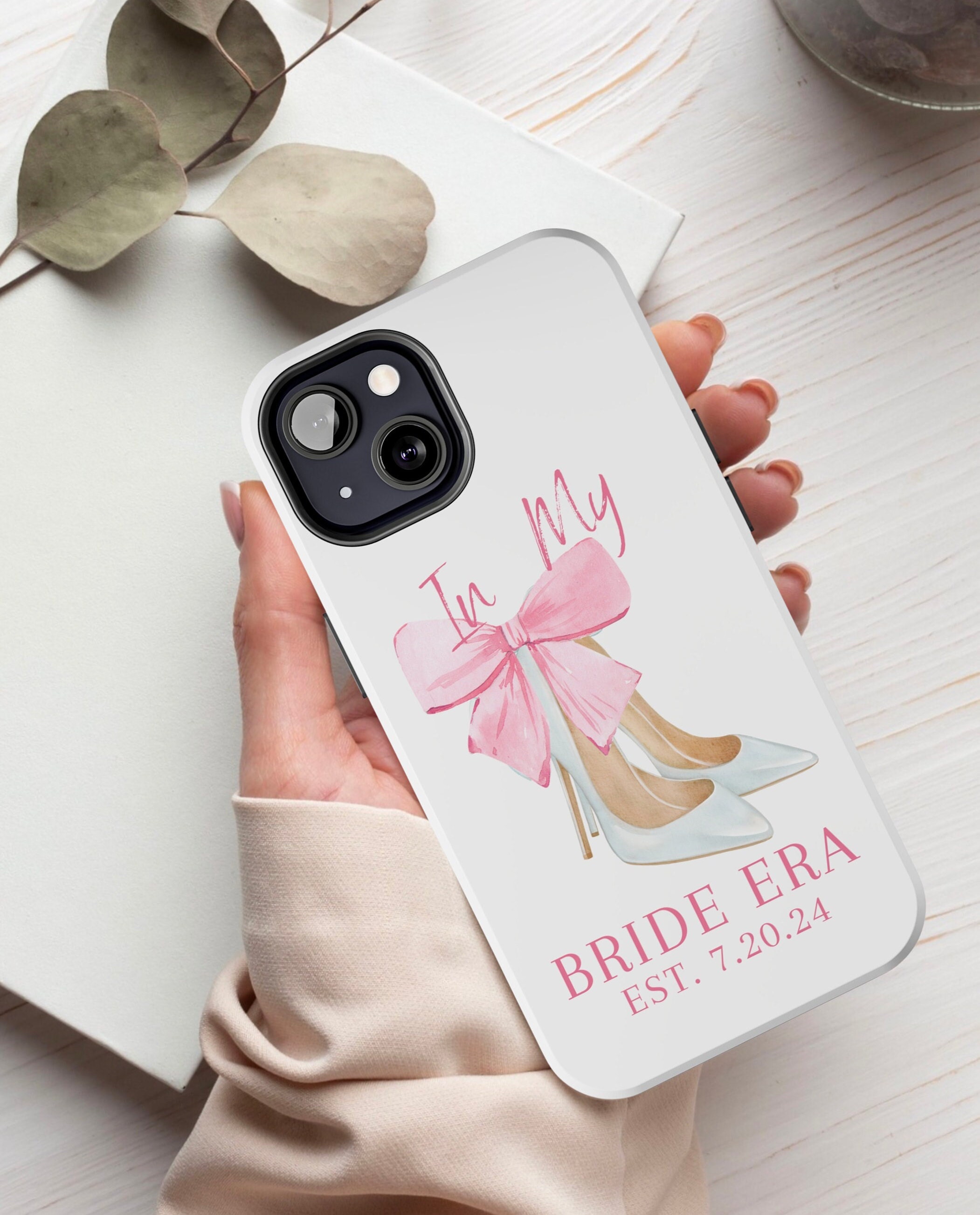 Coquette Bridal Phone Cases, Bride to Be Phone Case, Wedding Day Cover ...