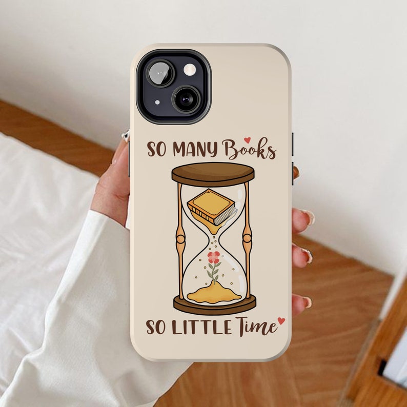 Book Lover Phone Case, so Many Books so Little Time Quote, Bookish ...
