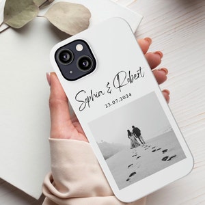 Custom Wedding Personalized Phone Case, Anniversary Gift for Husband ...