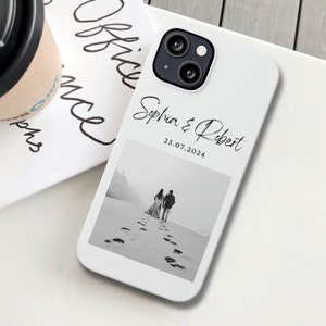 Custom Wedding Personalized Phone Case, Anniversary Gift for Husband ...
