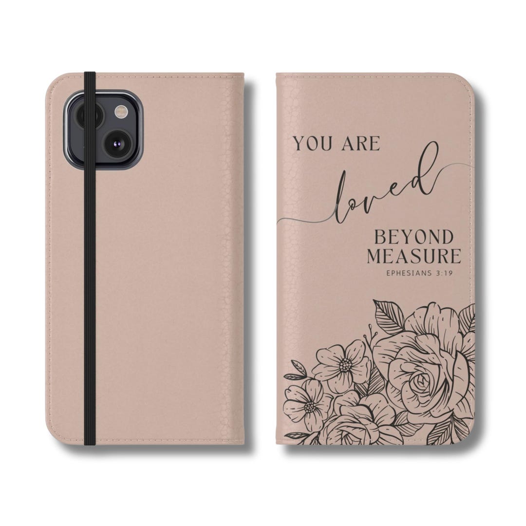 Bible Verse Flip Phone Case, Christian Wallet iPhone Cover ...