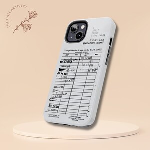 Library Card Phone Case Library iPhone Case Designs Library Gift Themed ...