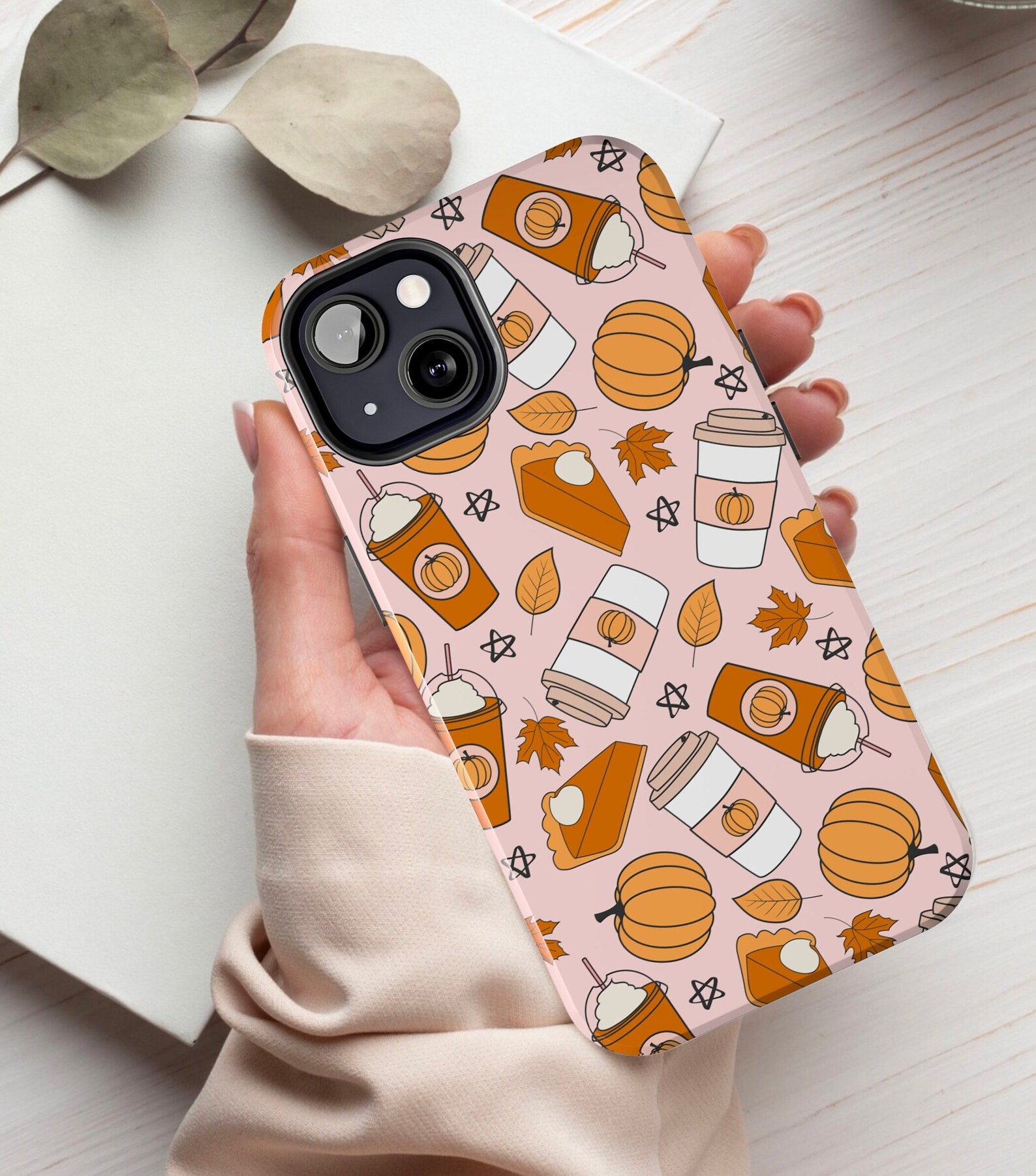 Pumpkin Lovers Phone Case, Autumn Pumpkins iPhone Cases, Cute Halloween ...
