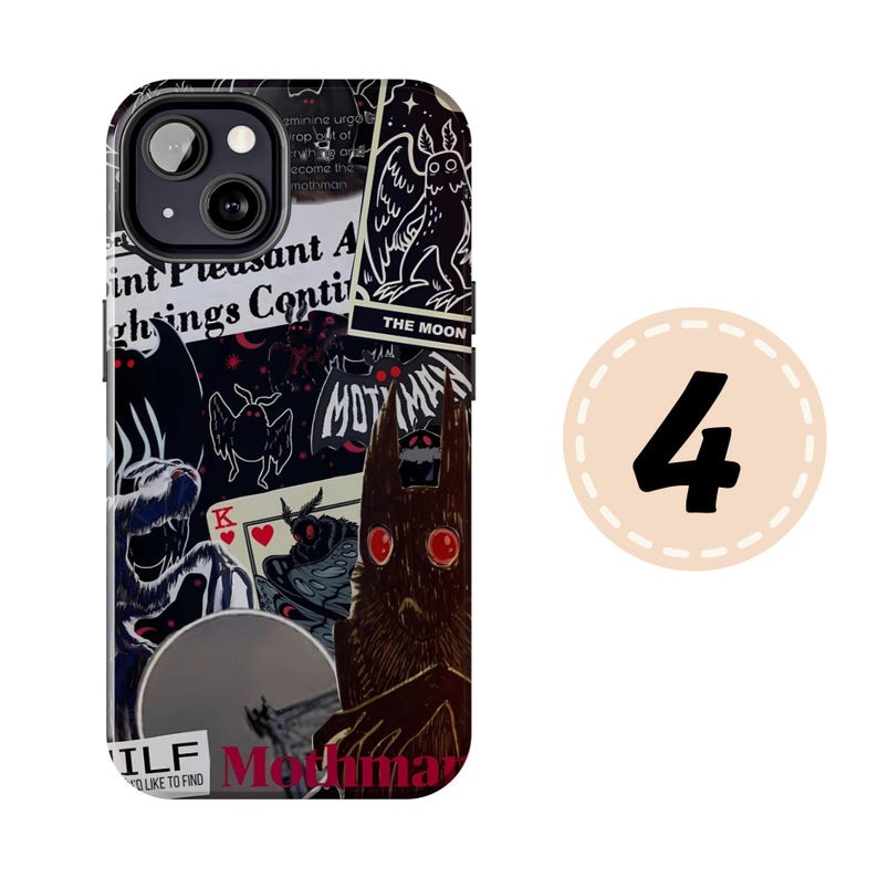 Mothman Phone Case, Cryptidcore, Folklore iPhone Cover, Cryptid Samsung ...