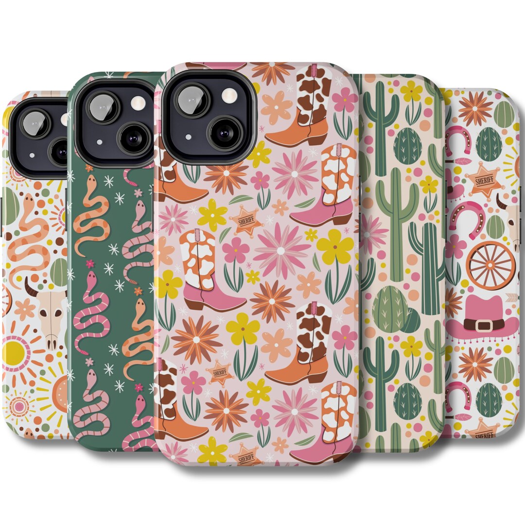 Spring Western Phone Case, Cowgirl iPhone Cases, Cactus Samsung Galaxy ...