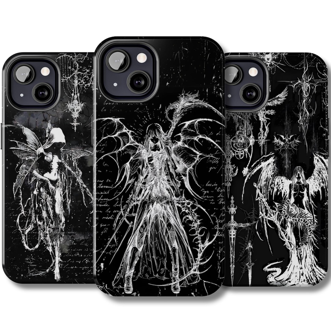 Gothic Entities Phone Case, Dark Art iPhone Cover, Witchy Goth Samsung ...
