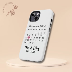 Wedding Phone Case, Bridal iPhone Cases, Anniversary Custom Name Cover ...