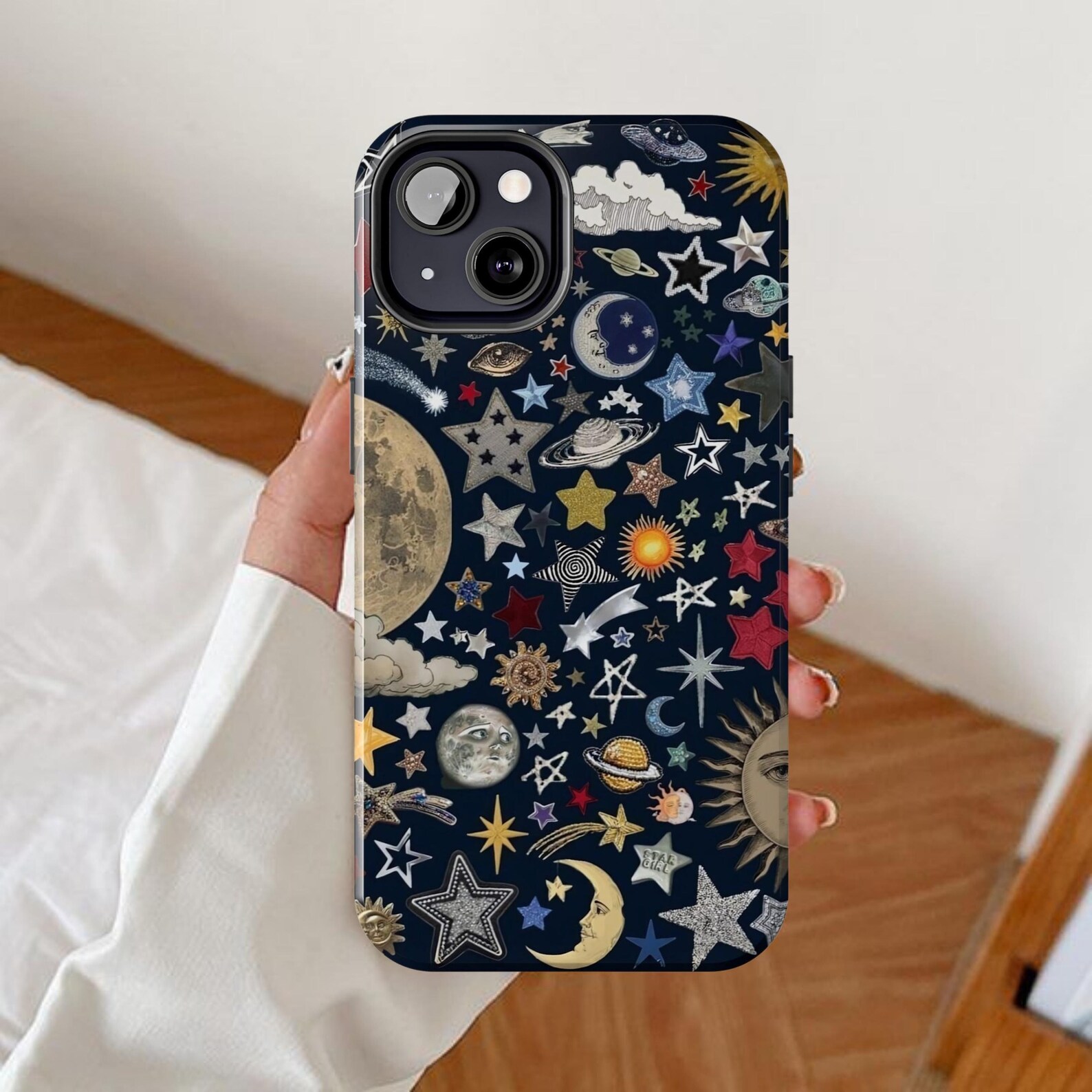 Star Girl Collage Phone Case, Preppy Cute Aesthetic, Astronomy Trendy ...
