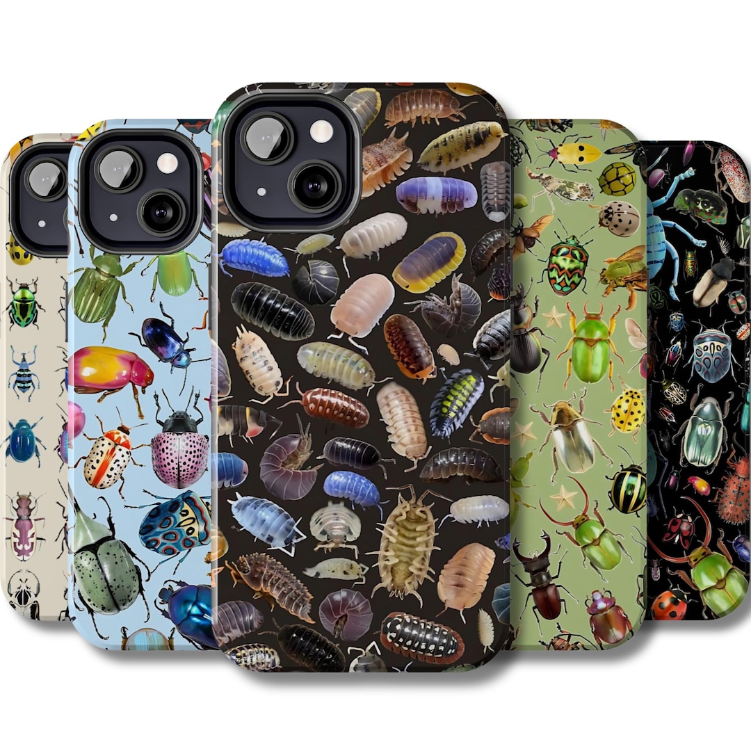 Insect Beetle Phone Case, Colorful Bugs Iphone, Goblincore Fairycore ...