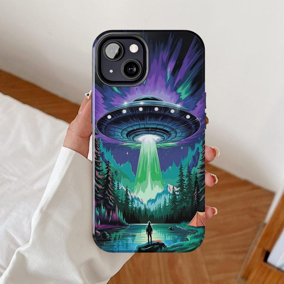 UFO Phone Case, Alien Cosmic iPhone Cover, Space Themed Google Pixel ...