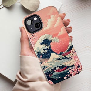 Japanese Waves Phone Case, the Great Wave off Kanagawa iPhone Cover ...