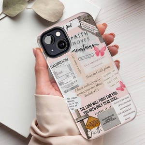 Faith God Phone Case, Bible Verse Scripture iPhone Cover, Catholic ...